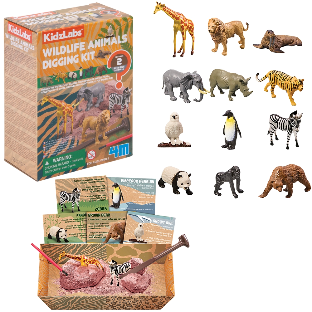 KidzLabs /Wildlife Animal Digging Kit