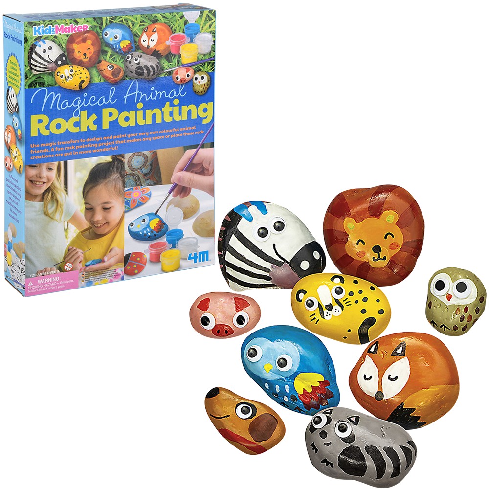 KidzMaker /Magical Animal Rock Painting