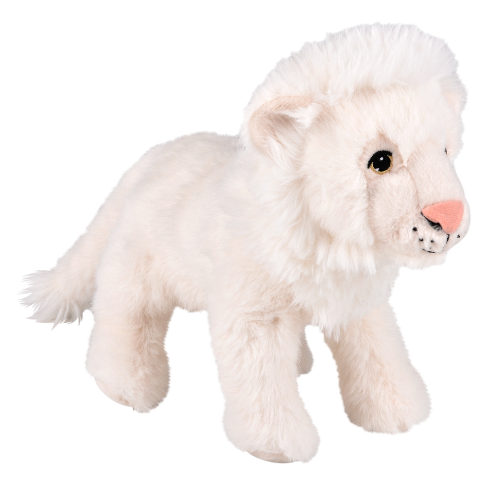 11" Animal Den White Lion