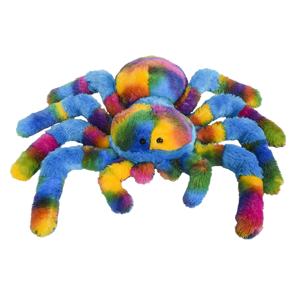 13" Rainbow Splatter Spider