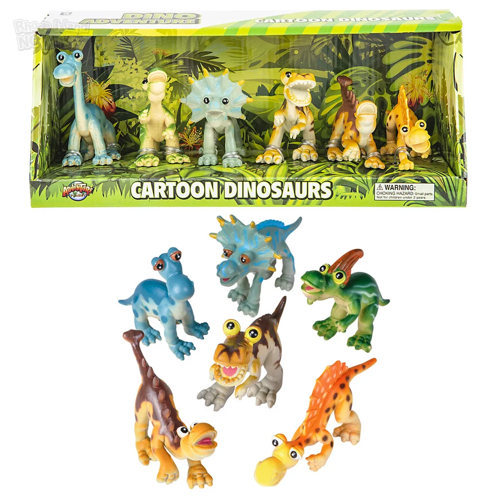 Cartoon Dinosaur 6 Piece Set