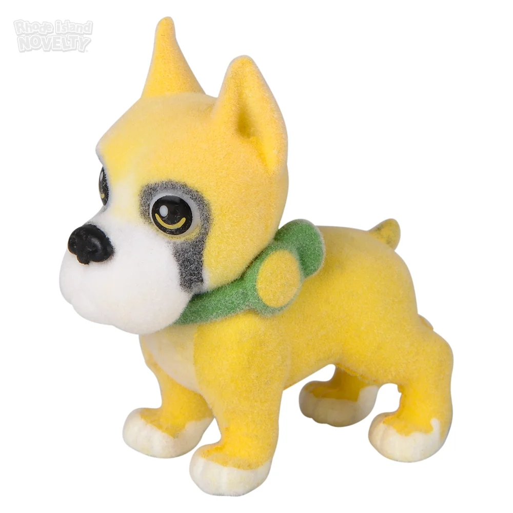 1.5" Flocked Micro Dog Assortment 24ct