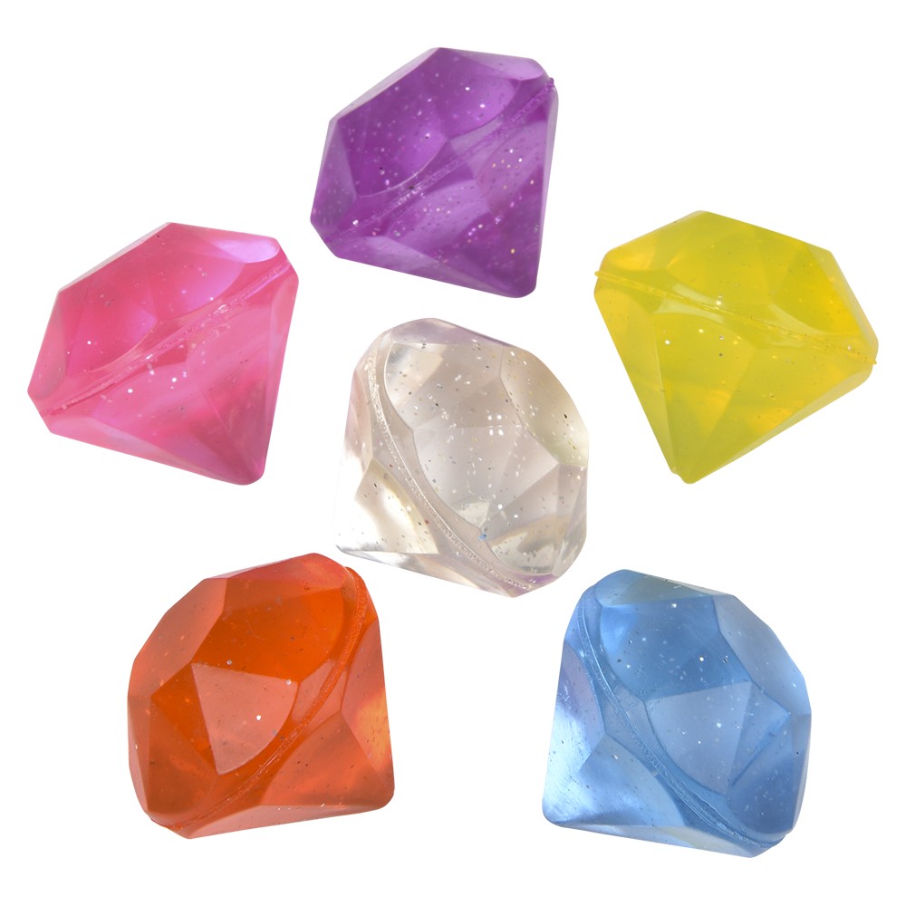 1.5" Hi-Bounce Diamond Gem 80pc