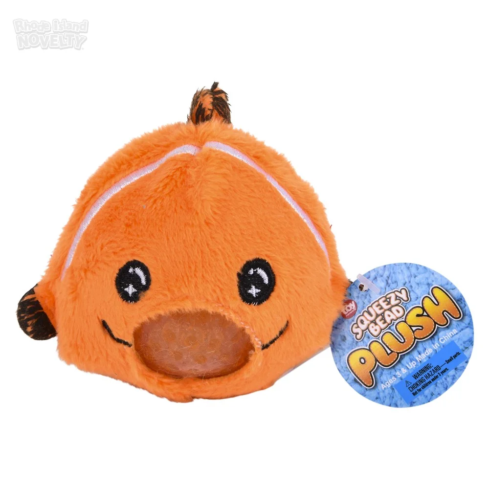 3" Sea Life Squeezy Bead Plush
