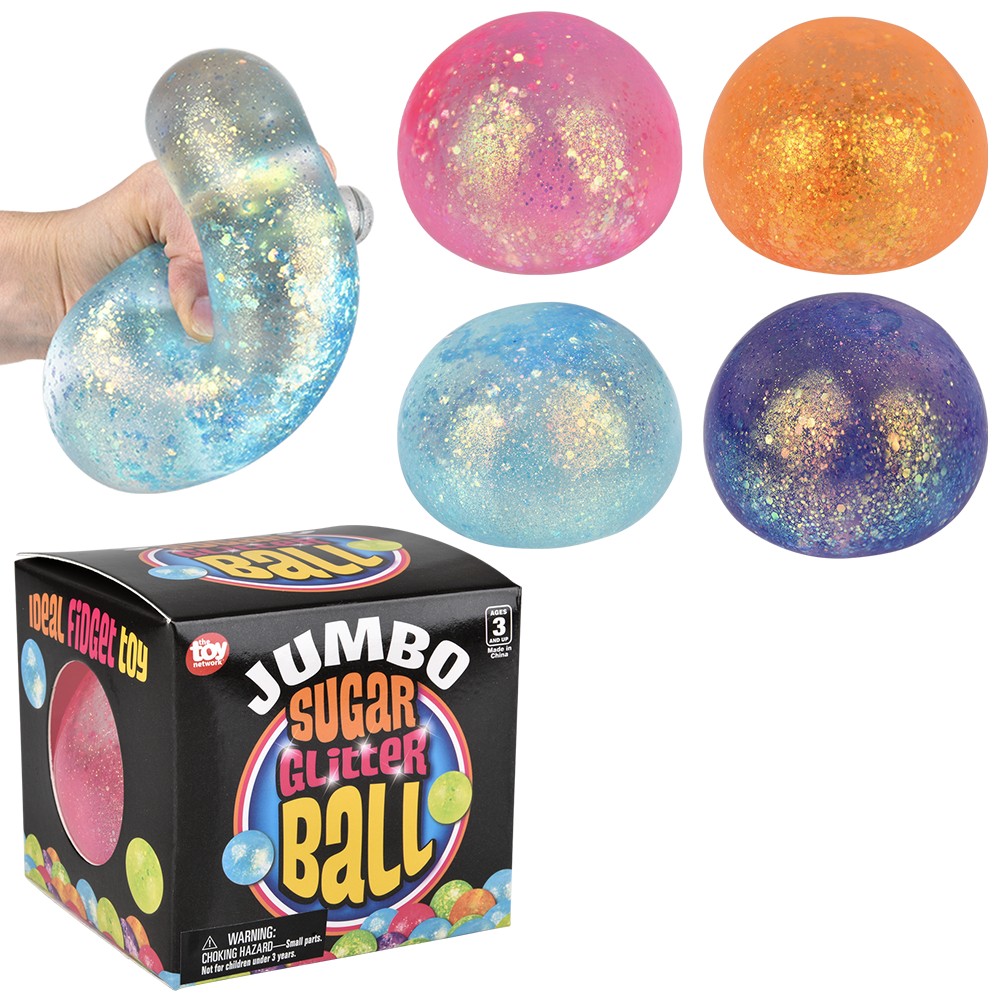 Jumbo Squeezy Sugar Ball 4"