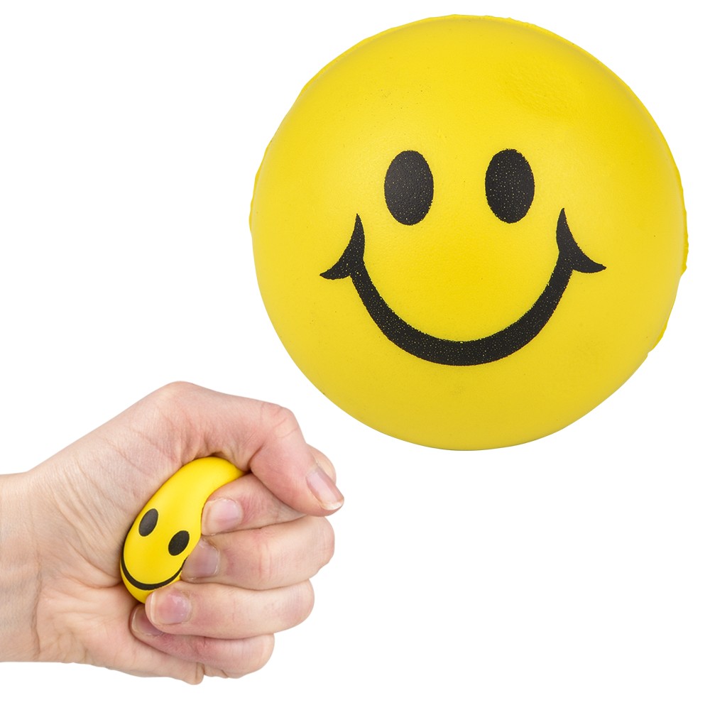 2" Smiley Face Stress Ball