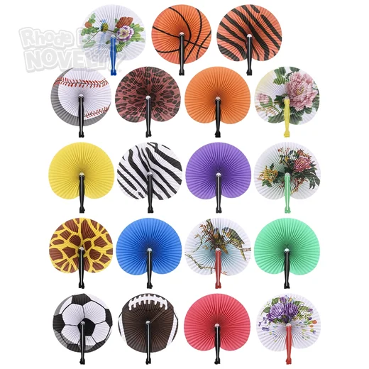 10" Folding Fan Assortment