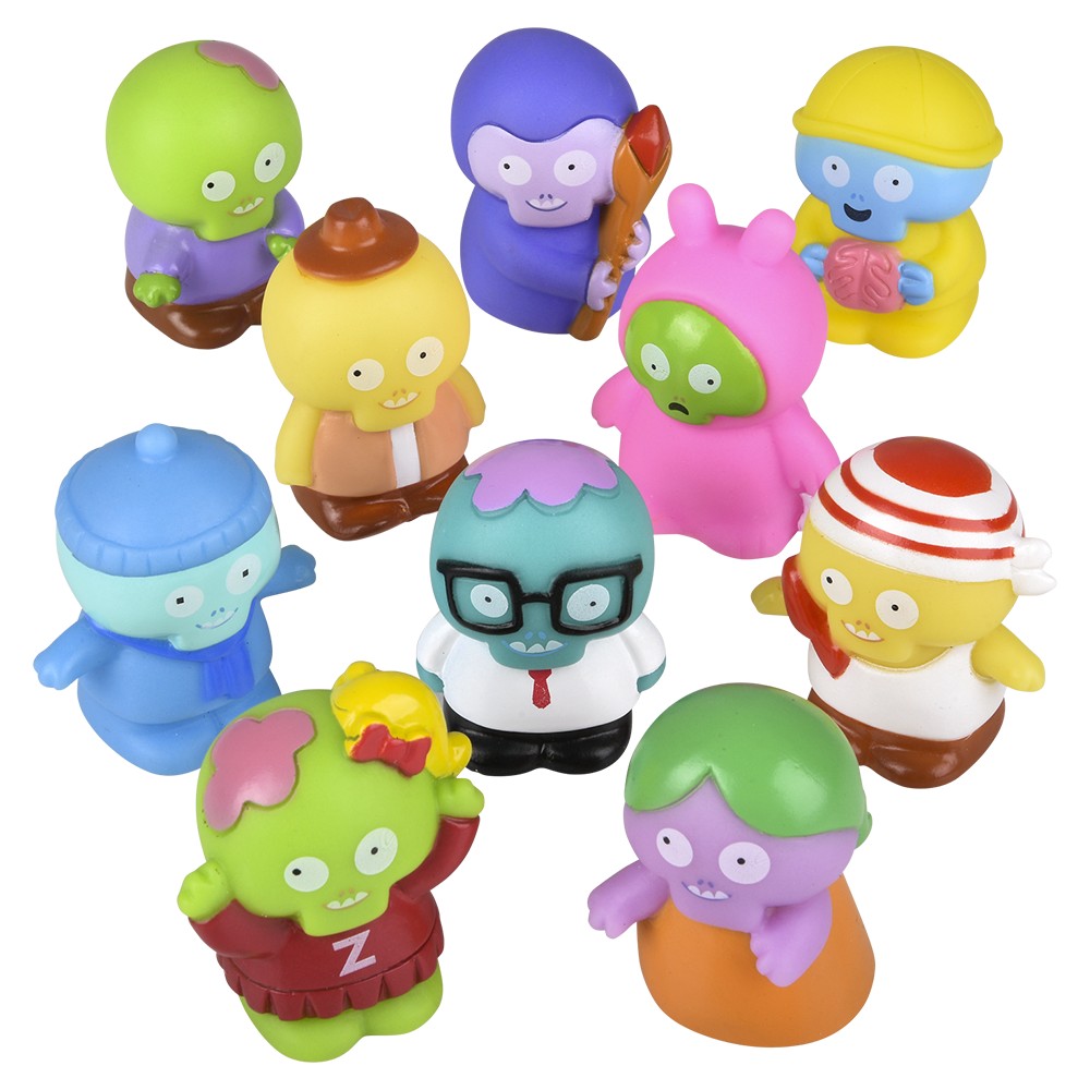 2" Rubber Zombie Assortment