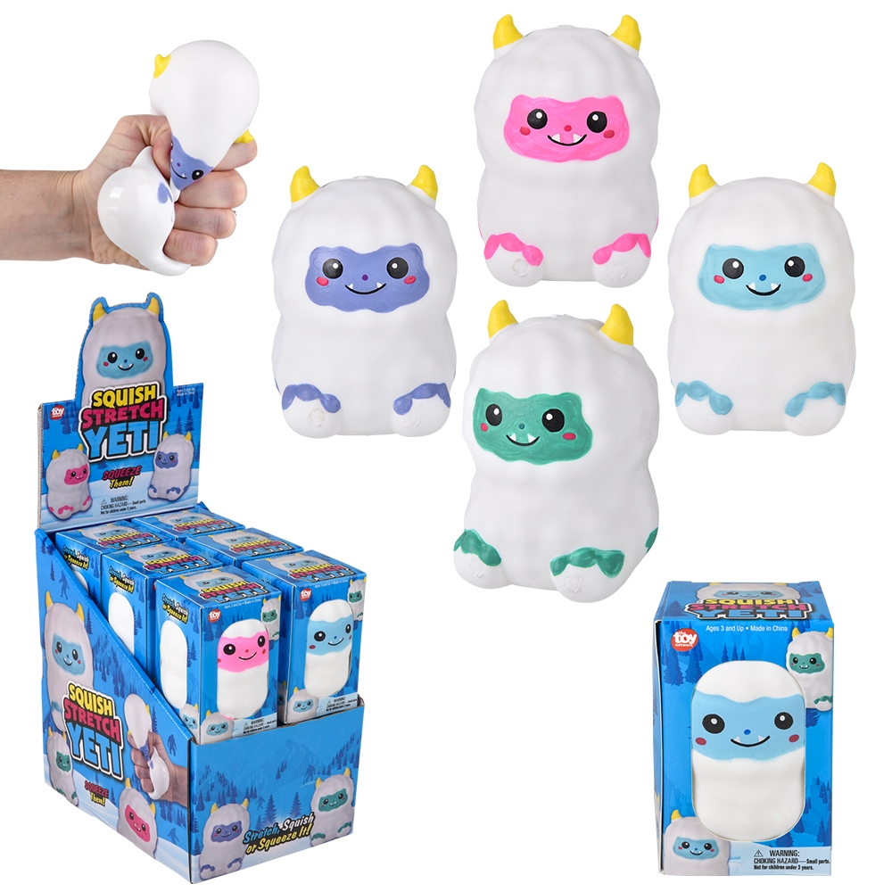 3.5" Squish And Stretchy Yeti