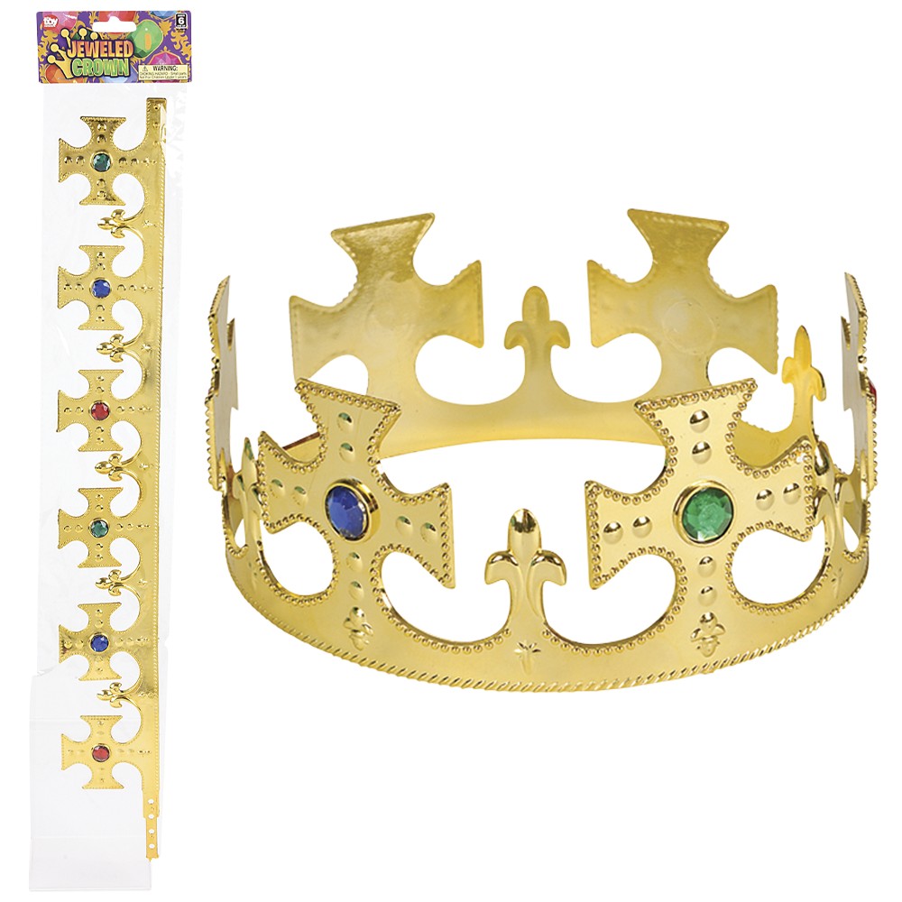 Gold Jeweled Crown, Female