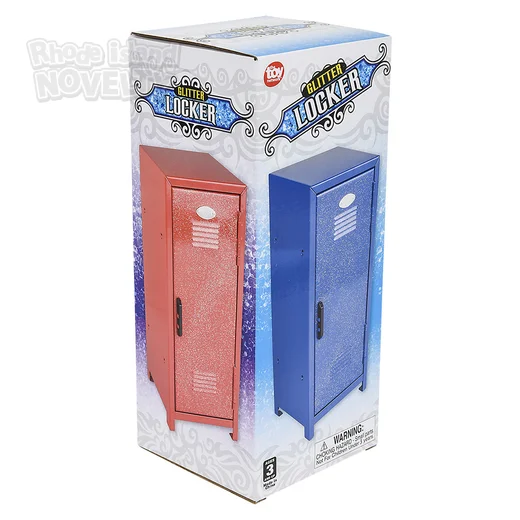 Glitter Mini Metal Locker 11"