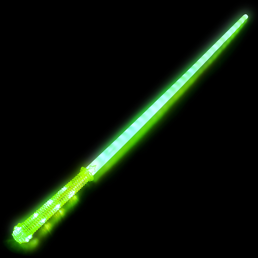 36" Jumbo Super Green Light-Up Sword