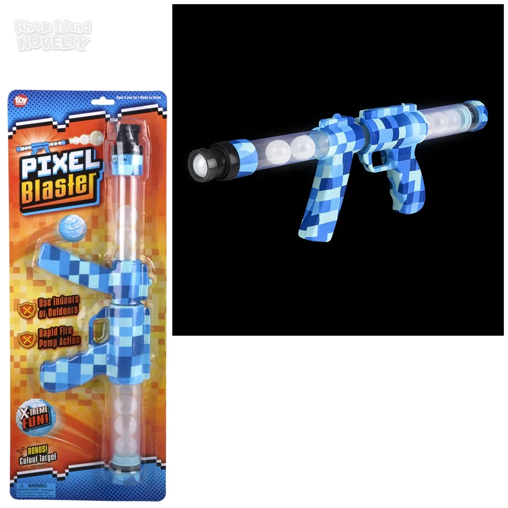 19" Blue Pixel Moon Blaster