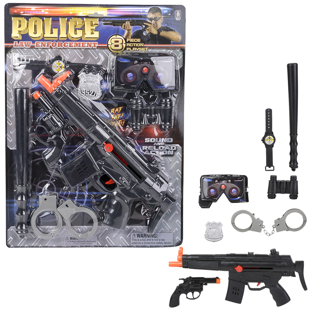 Police Play Set 8 PC PC