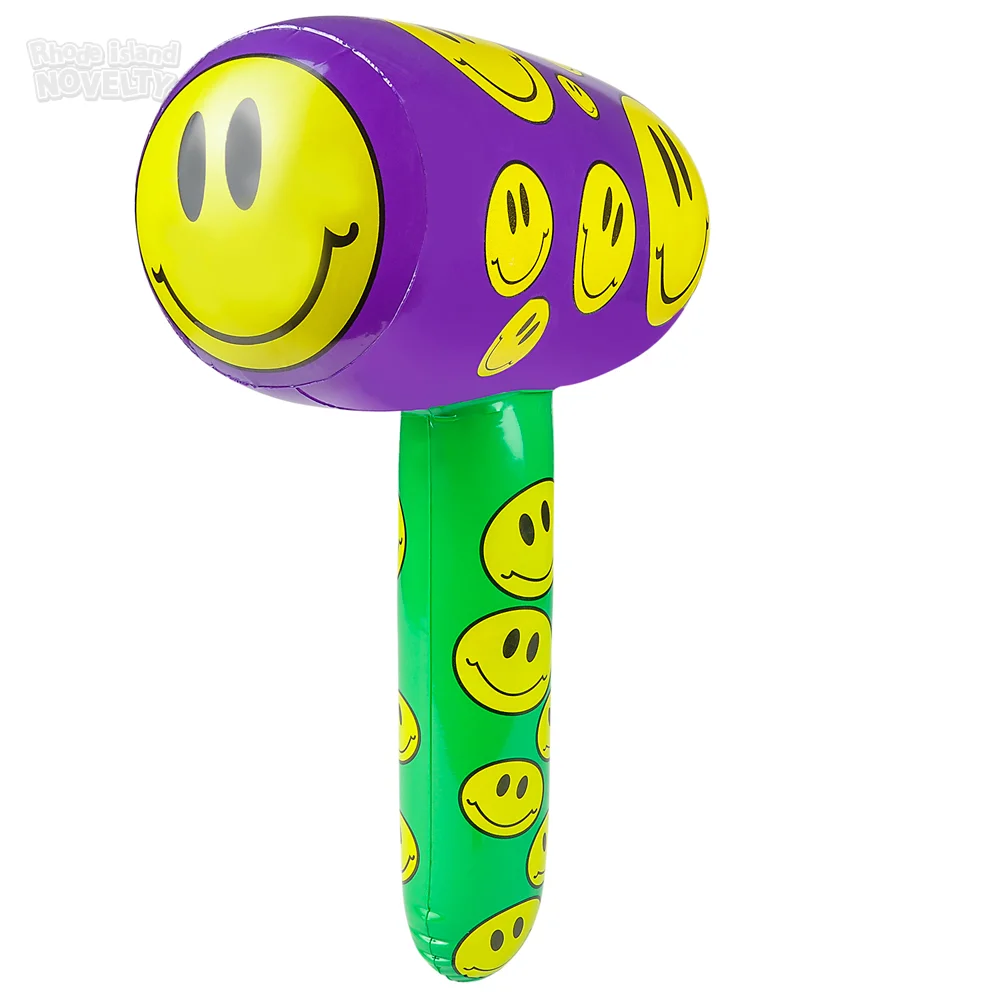 22" Smiley Face Mallet Inflate