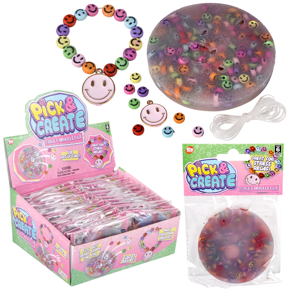 Pick N Create Smile Beaded Fidget Bracelet 24ct