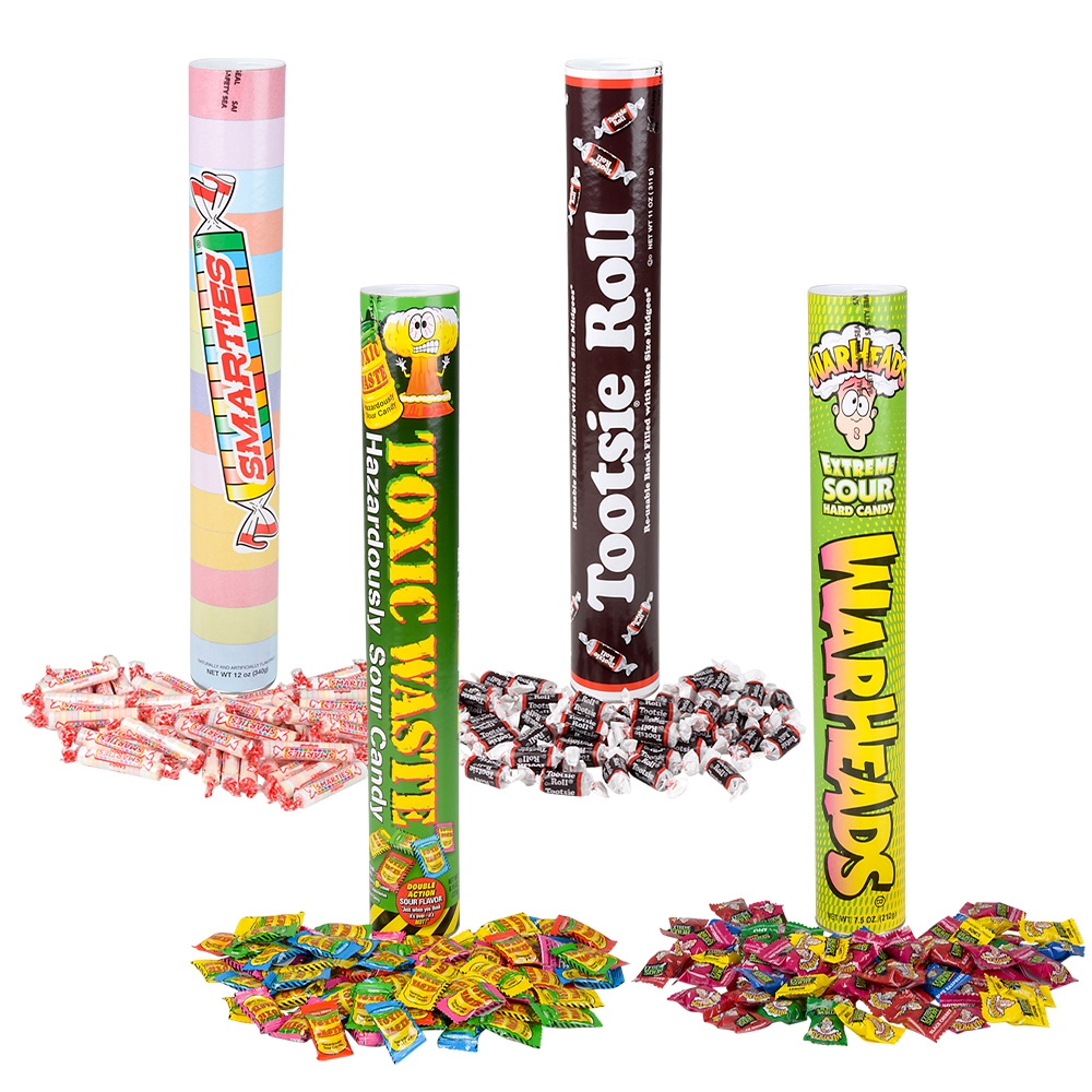Mega Tube 18" Candy Assortment 12pcs/case