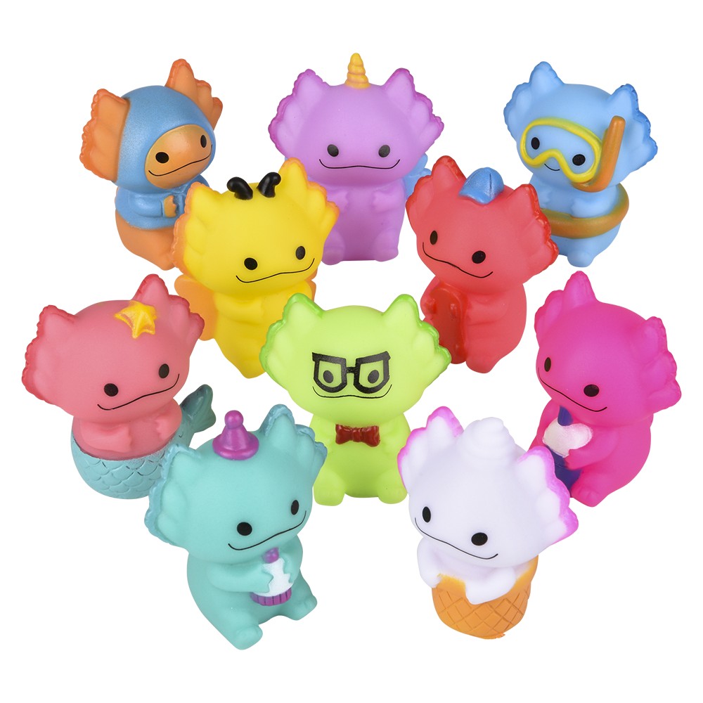 2" Rubber Axolotl Character Assortment