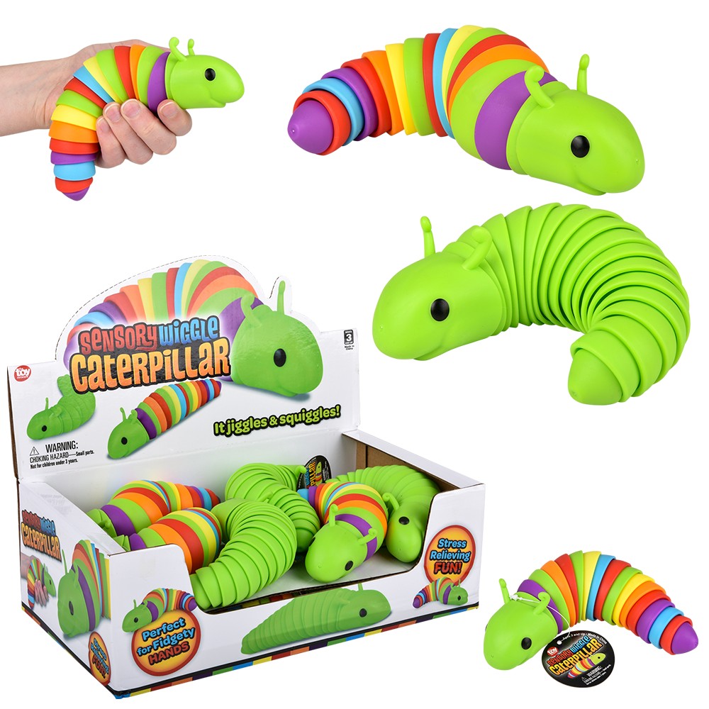7.5" Sensory Wiggle Caterpillar