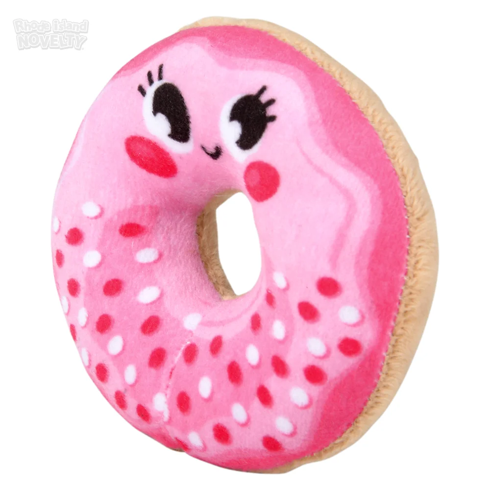 3" Mini Smiley Face Donut Plush