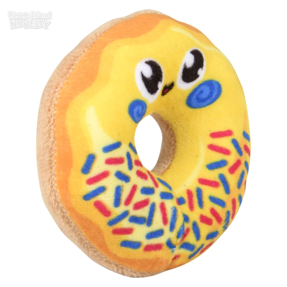 3" Mini Smiley Face Donut Plush
