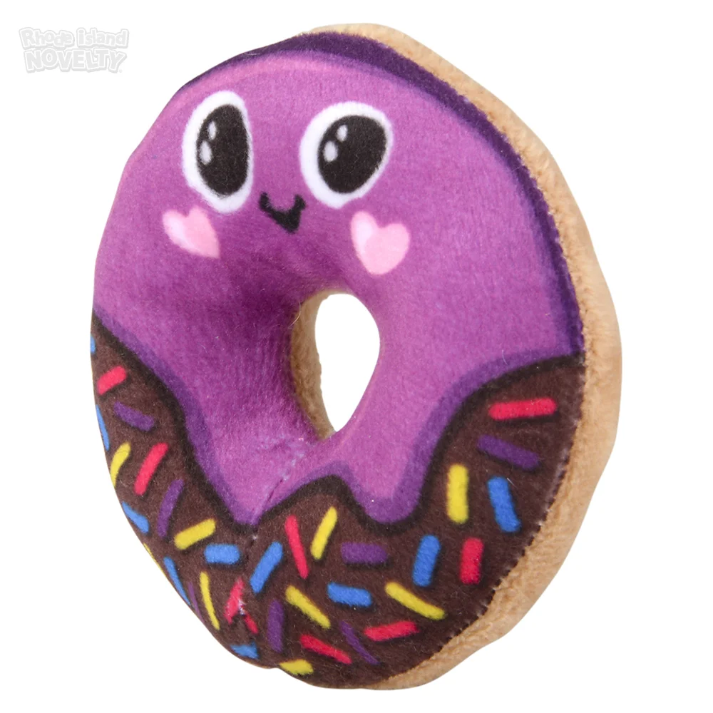 3" Mini Smiley Face Donut Plush