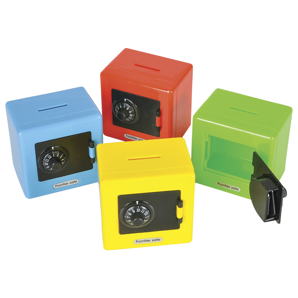3.5" Plastic Combination Safe Bank
