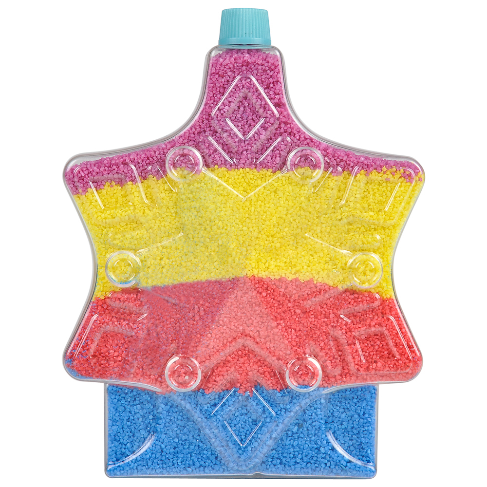 5" Snowflake Sand Art Bottle