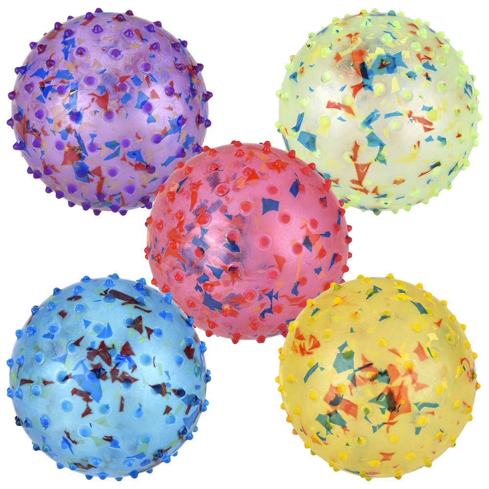 5" Confetti Knobby Ball 250ct