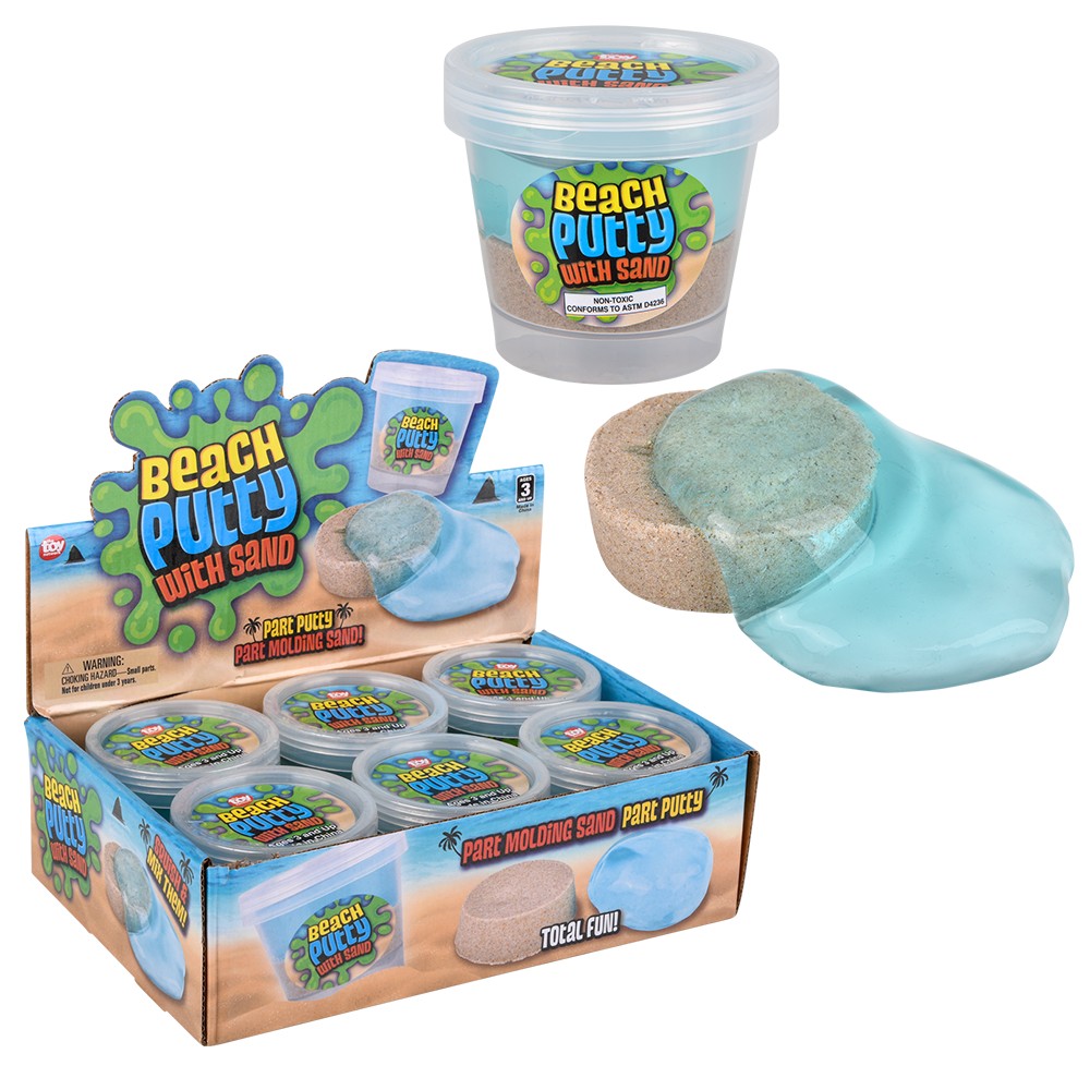 3" Beach Putty 6pc Display