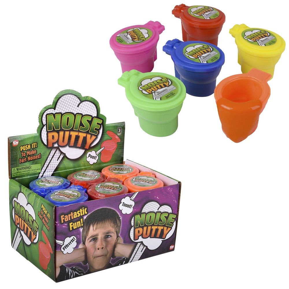 Toilet Shape Noise Putty 4"