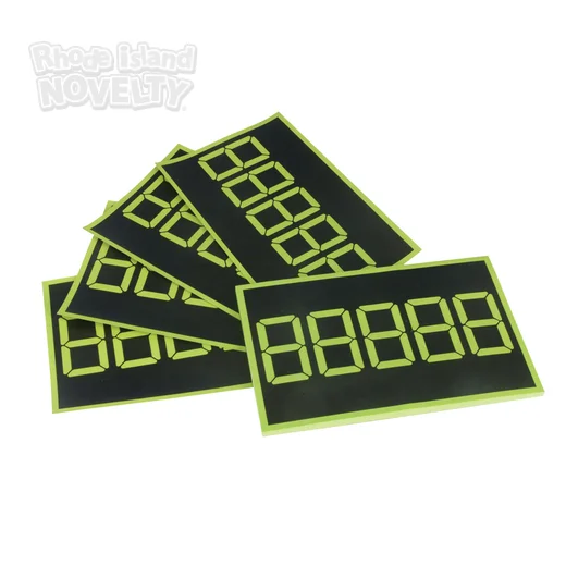 Redemption Value Cards