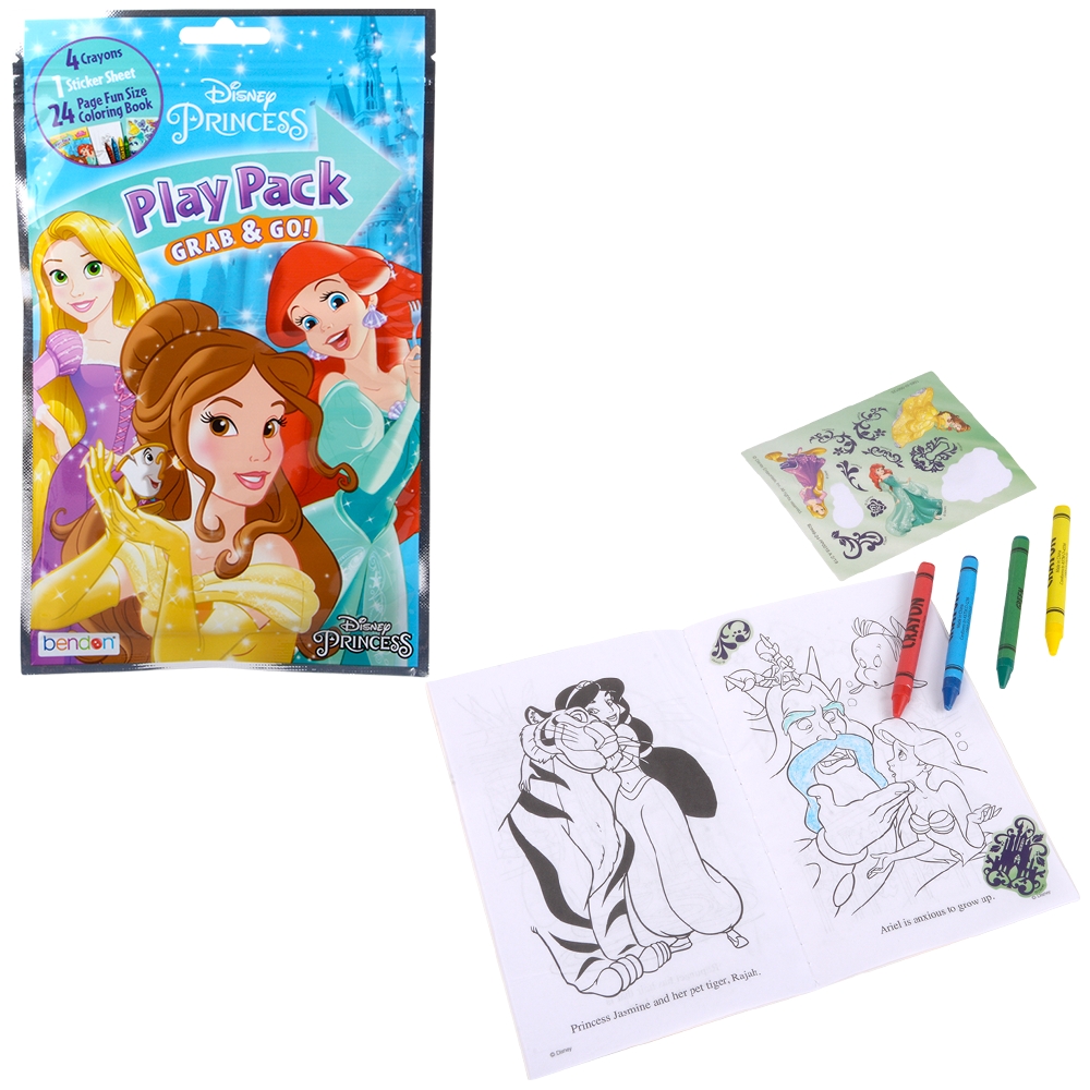 Disney Princess Grab N Go Play Pack 24ct