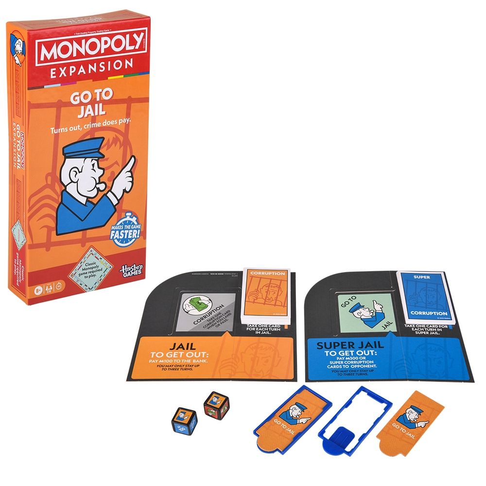 Hasbro Monopoly Go To Jail