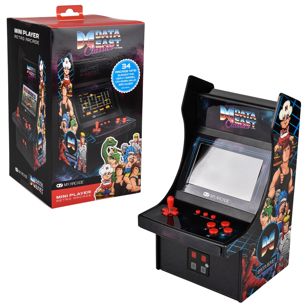 My Arcade Mini Player Data East 34 In 1 Retro Arcade