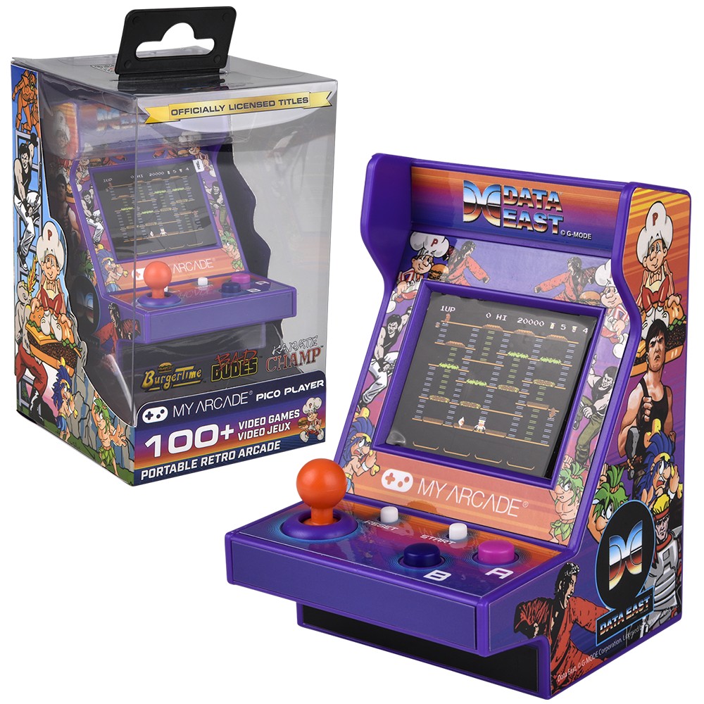 My Arcade Pico Player Data East 108 In 1 Retro Arcade