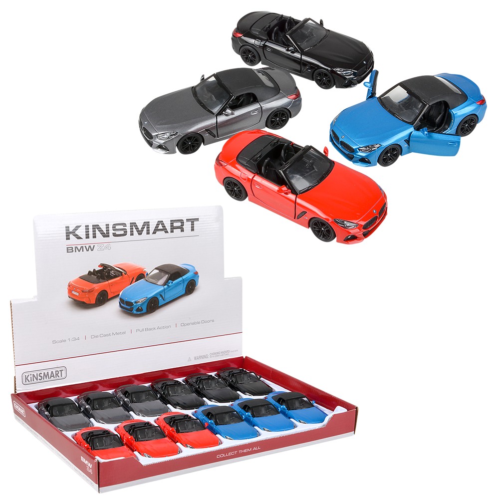 5" Die-Cast Pull Back BMW Z4