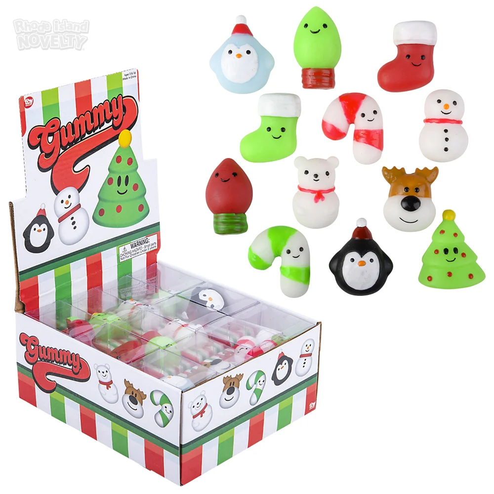 1.5" Gummy Christmas Characters