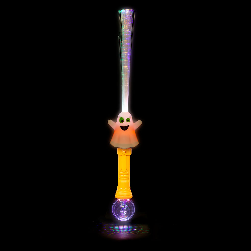 21" Light-Up Ghost Fiber Optic Wand