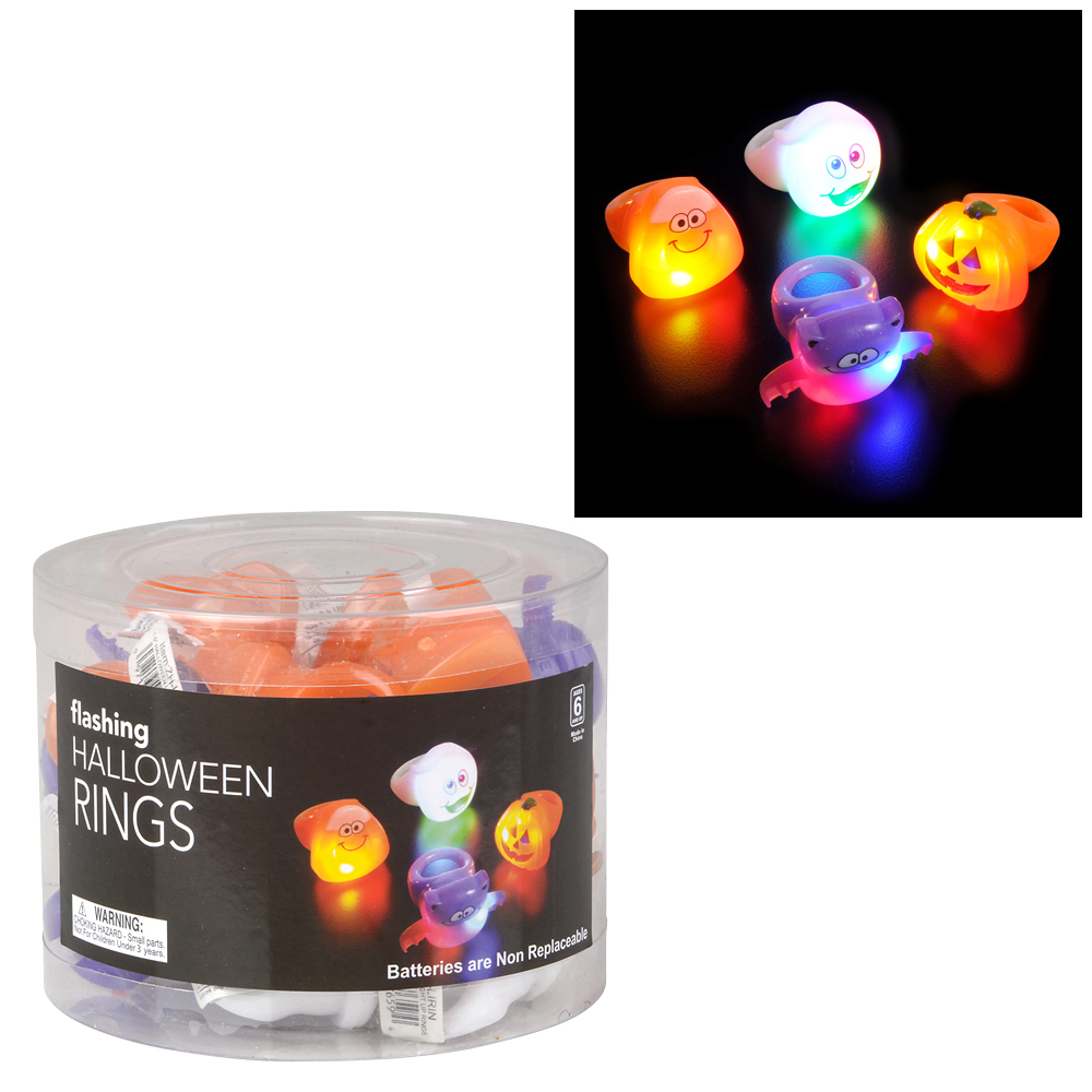 Halloween Light Up Rings 1.5"
