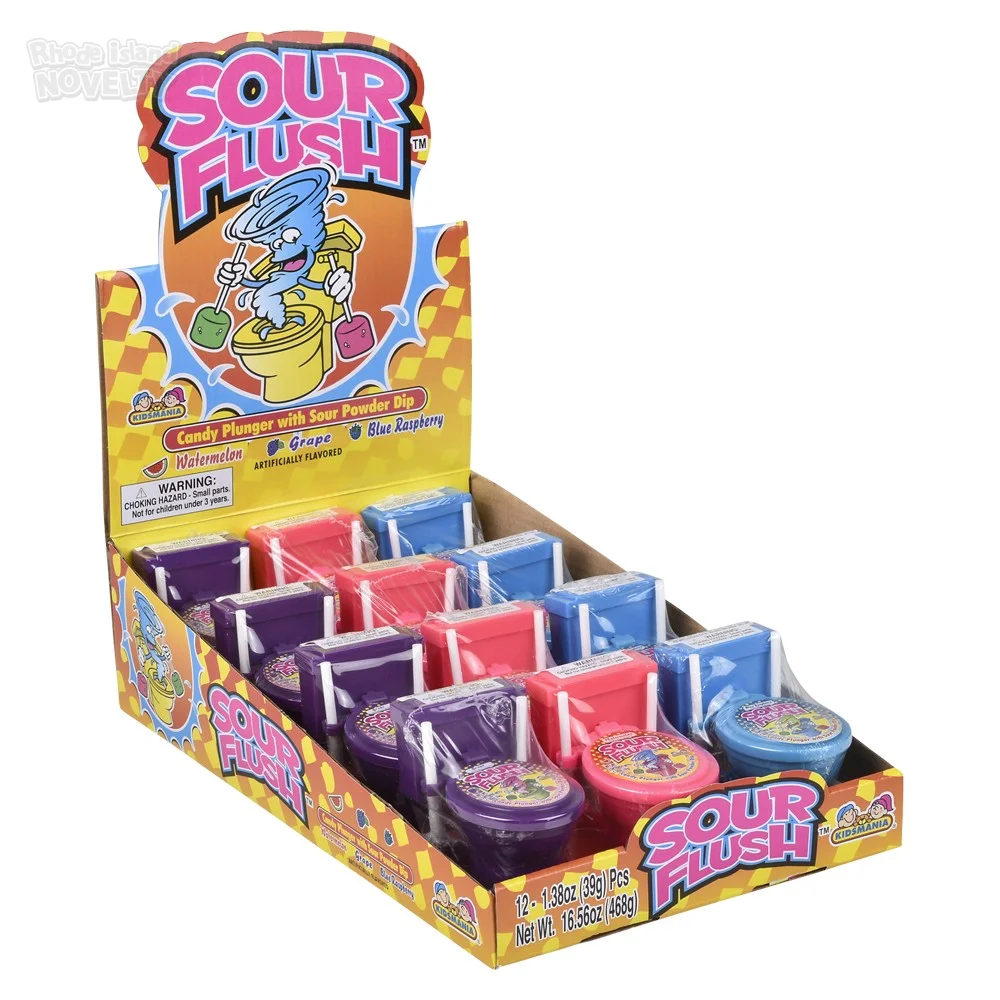 Sour Flush Candy Plunger